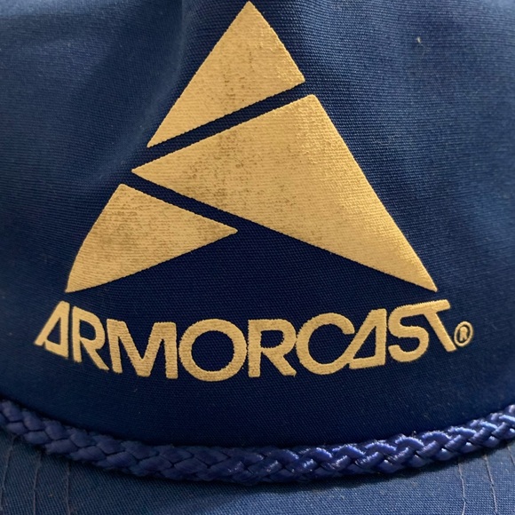 nissin | Accessories | Vintage Armorcast Spellout Logo High Profile Hat ...